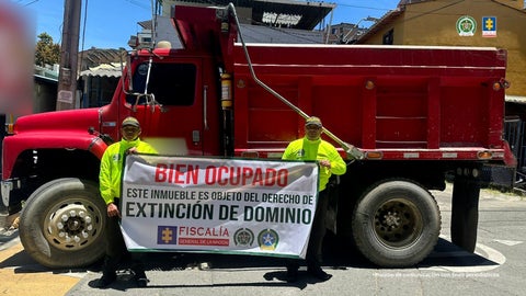 Bello:La volqueta, motos y carros que eran de la banda criminal "Pachelly"