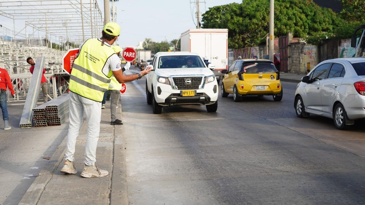 Así será el pico y placa en la vía 40 por el Carnaval 2026