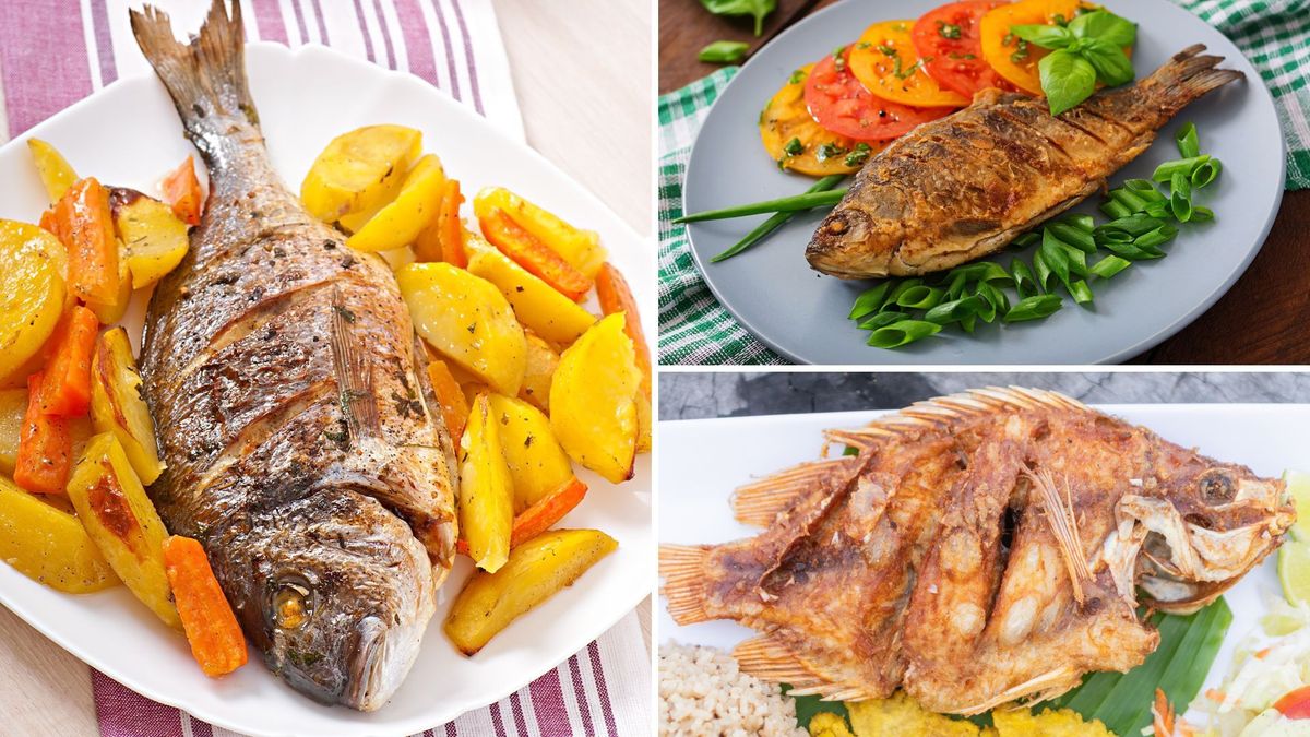 Mojarra dorada sin aceite: receta fácil en freidora de aire
