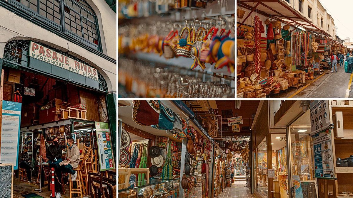 Pasaje Rivas en Bogotá: rincón del centro lleno de artesanías