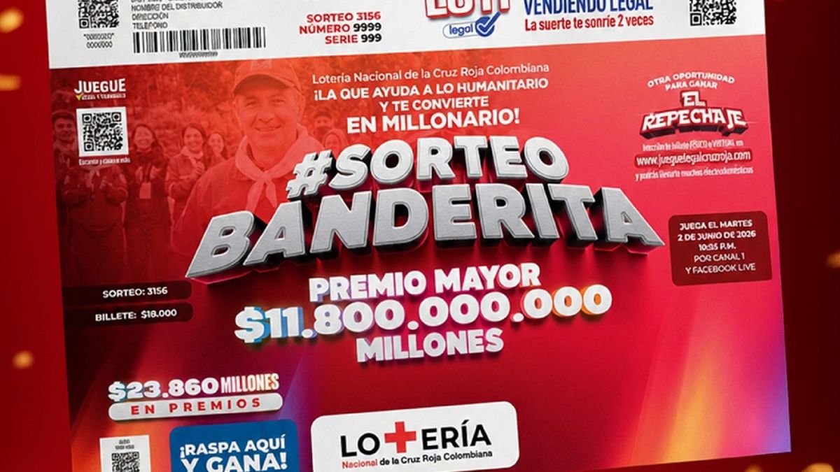 Resultado de la Lotería de la Cruz Roja 2 de junio del 2026
